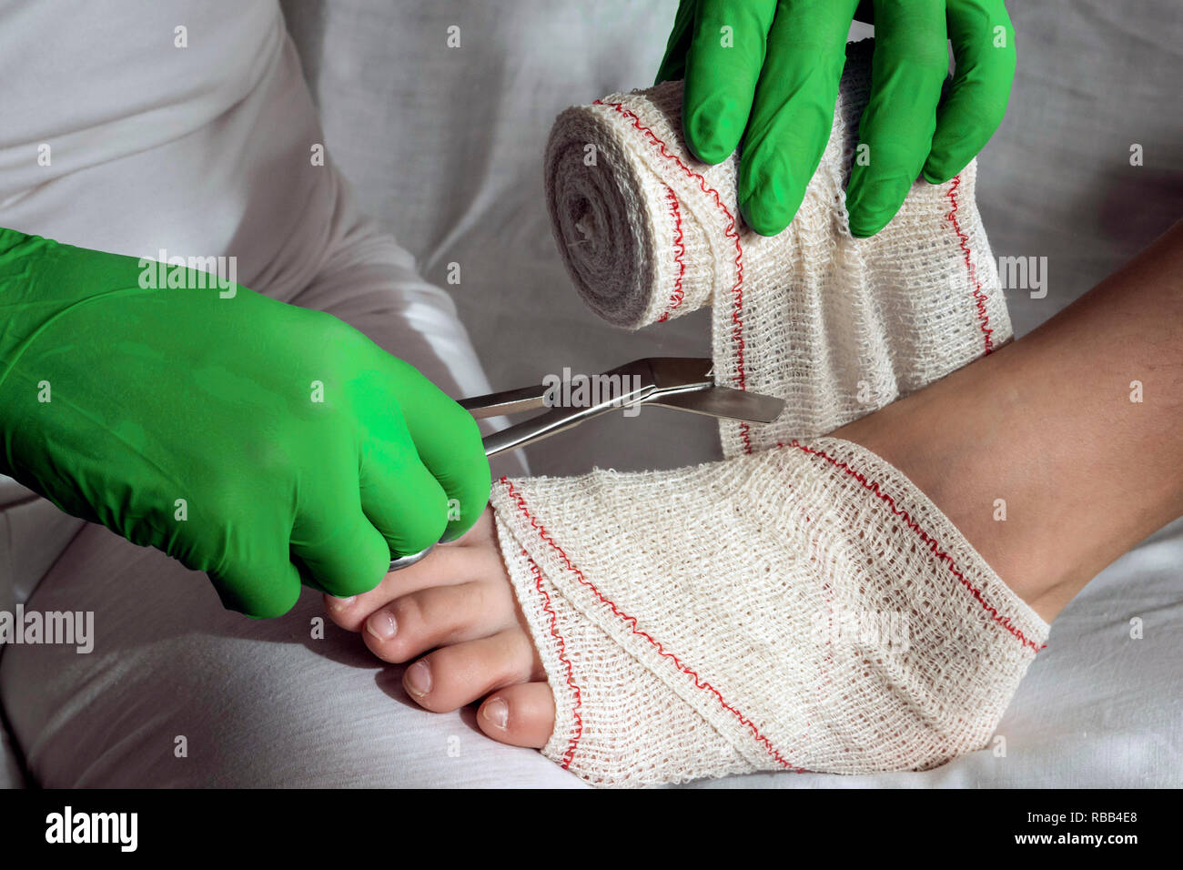 Wound care nurse hi-res stock photography and images - Alamy