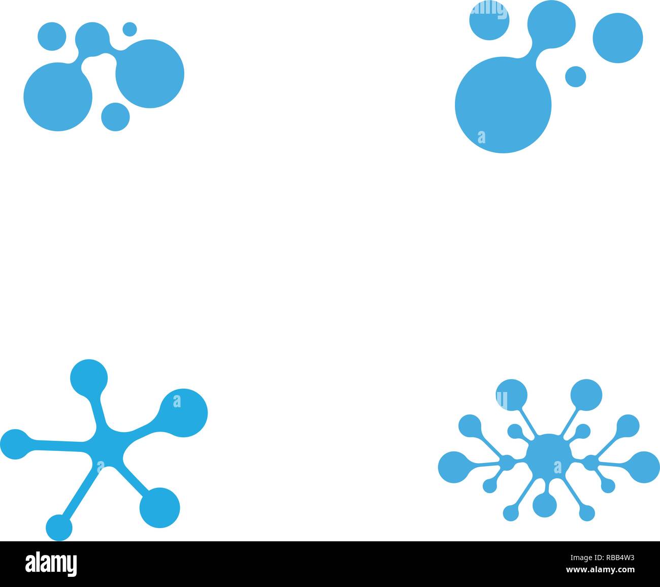 Molecule symbol logo template vector illustration design Stock Vector ...