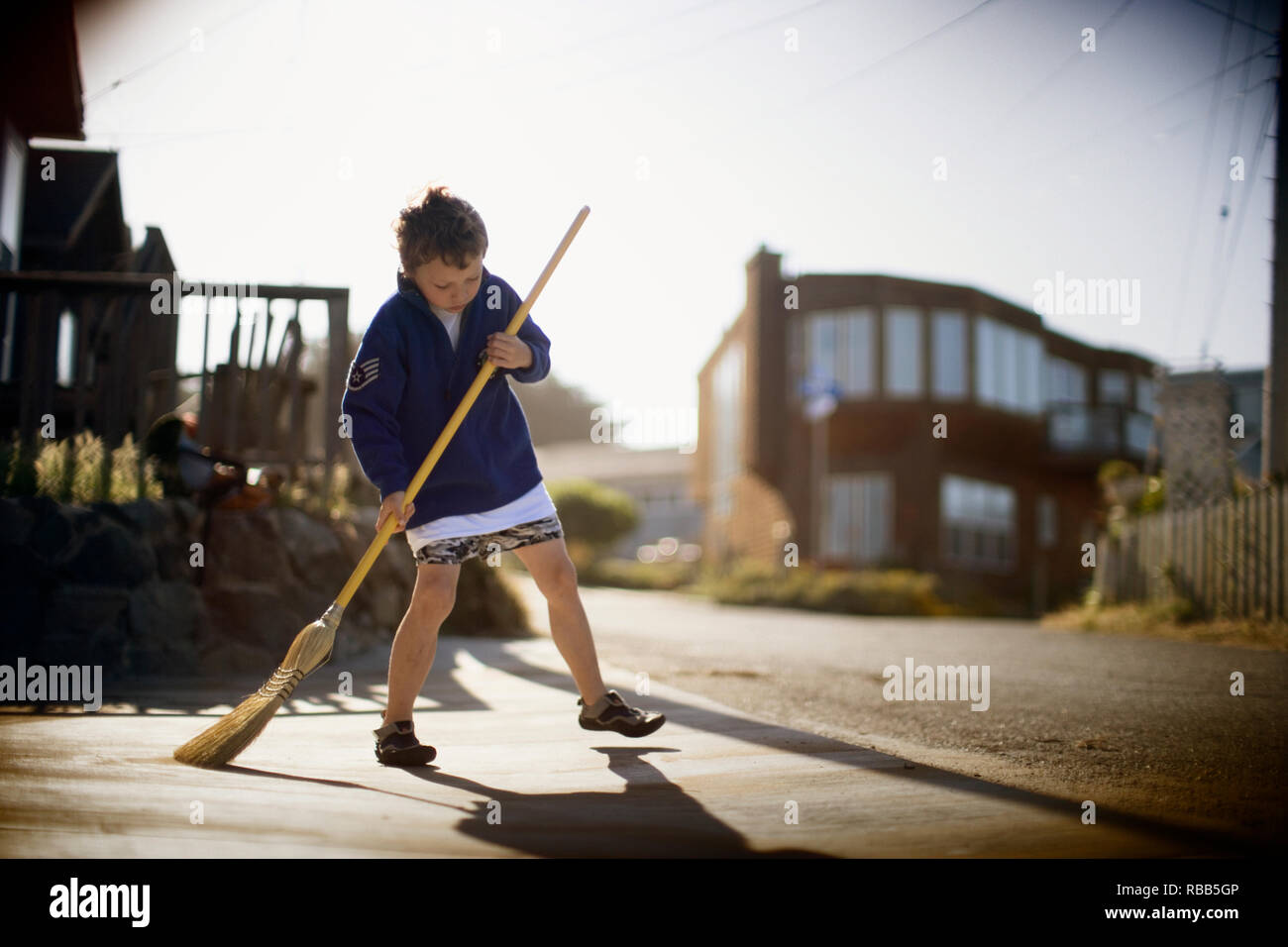 Road sweepers broom hi-res stock photography and images - Alamy