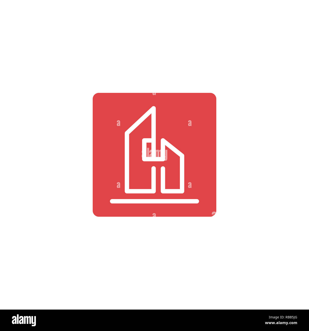 letter h architect, home, construction creative logo template, icon ...