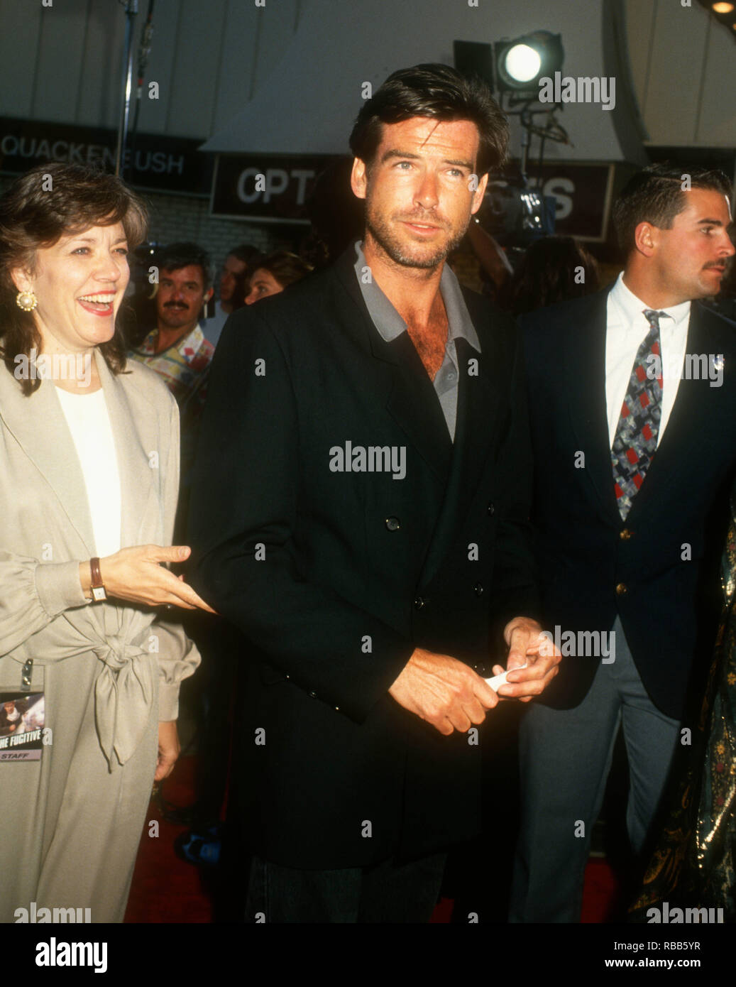 WESTWOOD, CA - JULY 29: Actor Pierce Brosnan attends Warner Bros ...
