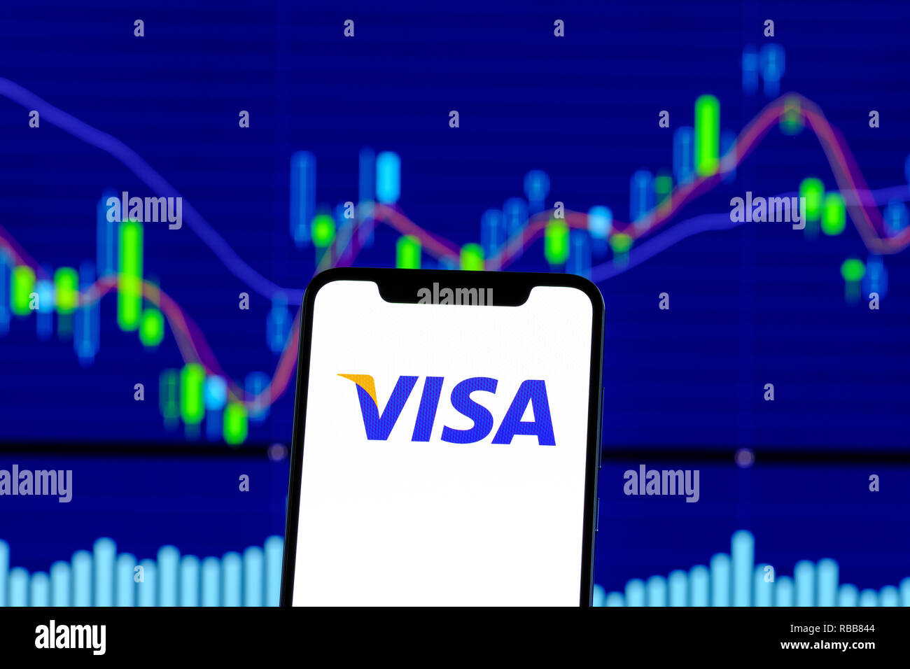 Visa logo hi-res stock photography and images - Alamy
