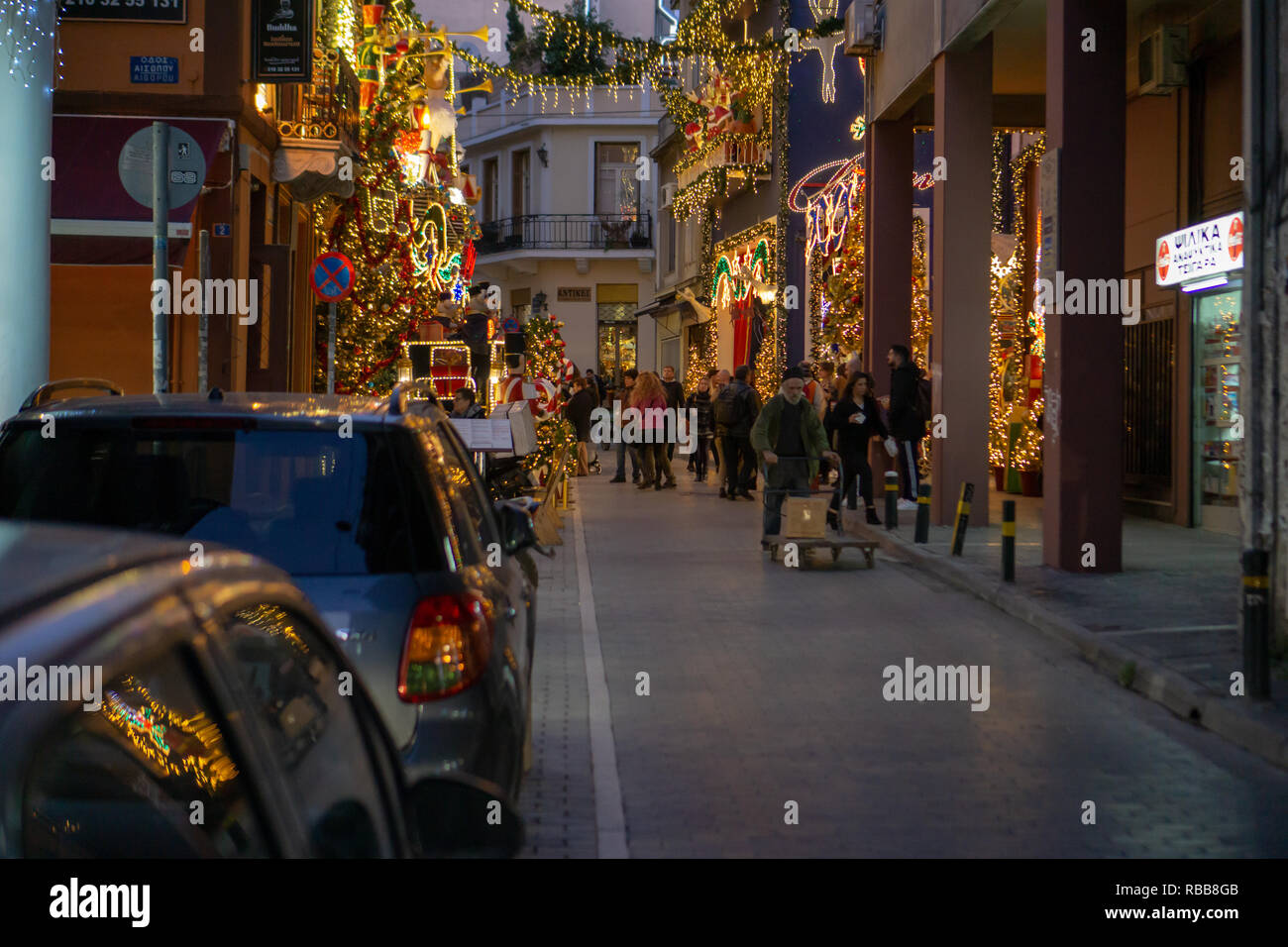 Colors in downtown athens hi-res stock photography and images - Alamy