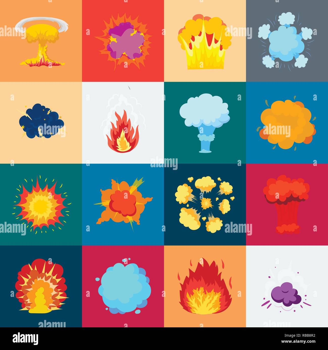Chemical Explosion Clipart