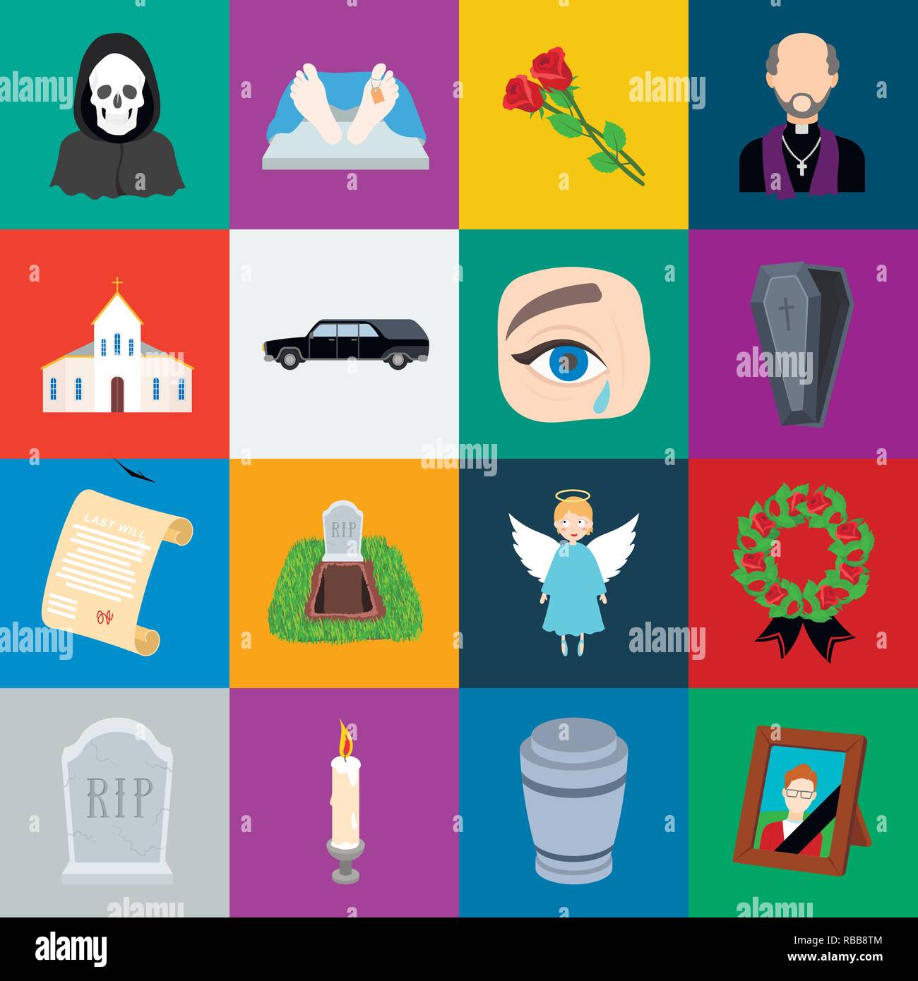 Burial rite Stock Vector Images - Alamy