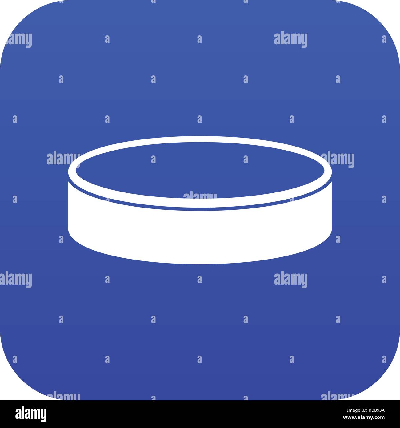Puck icon digital blue Stock Vector Image & Art - Alamy