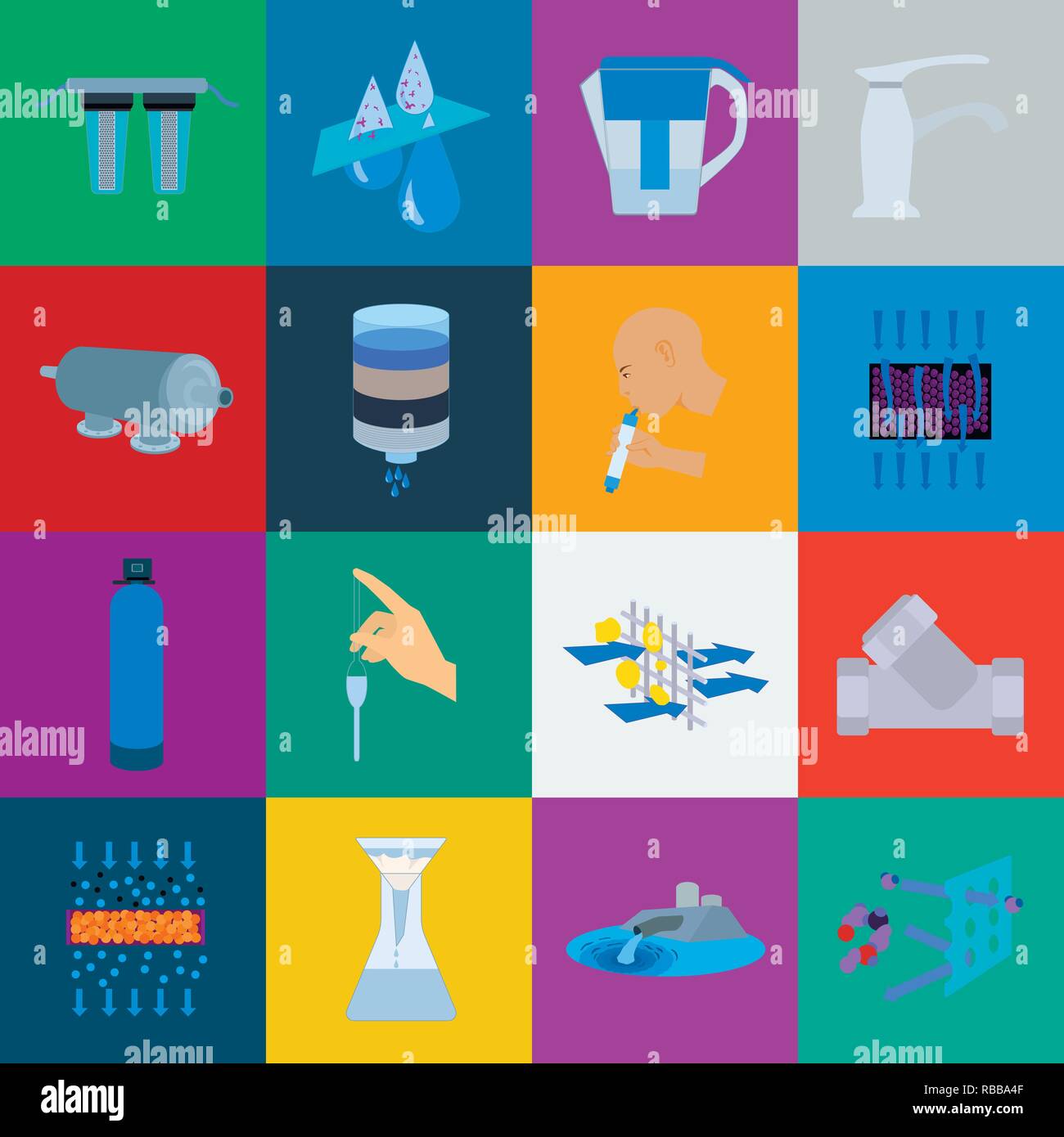 Tee filtration Stock Vector Images - Alamy