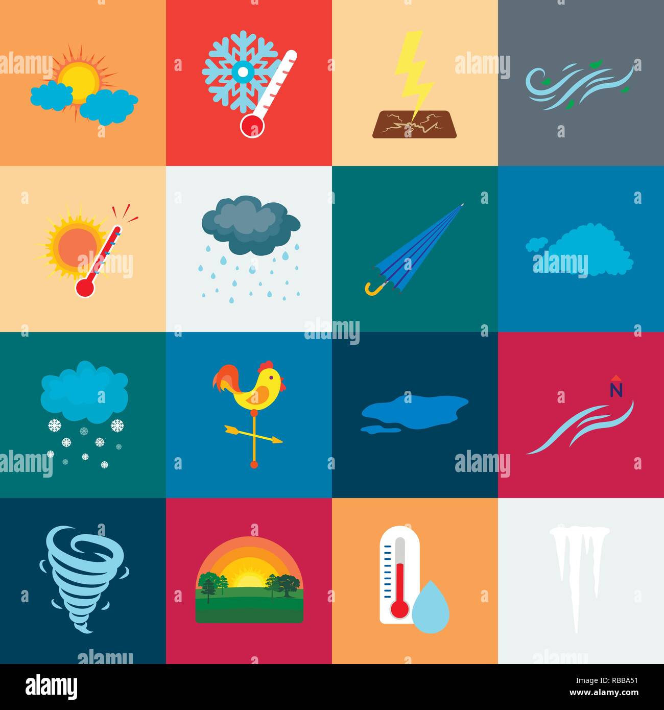 Weather damp cloudy Stock Vector Images - Alamy