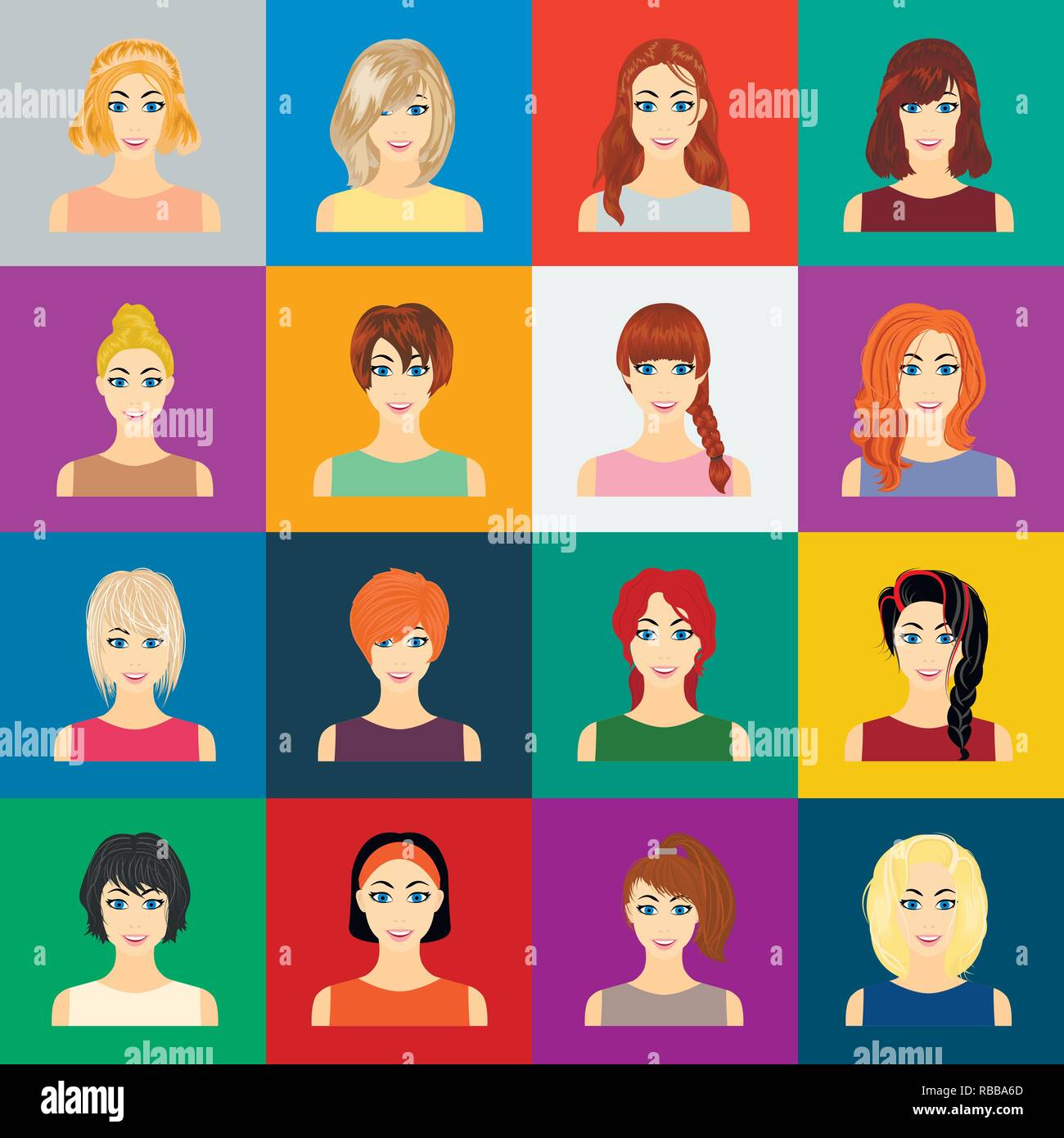 appearance,bangs,cartoon,collection,curl,design,different,fashion ...