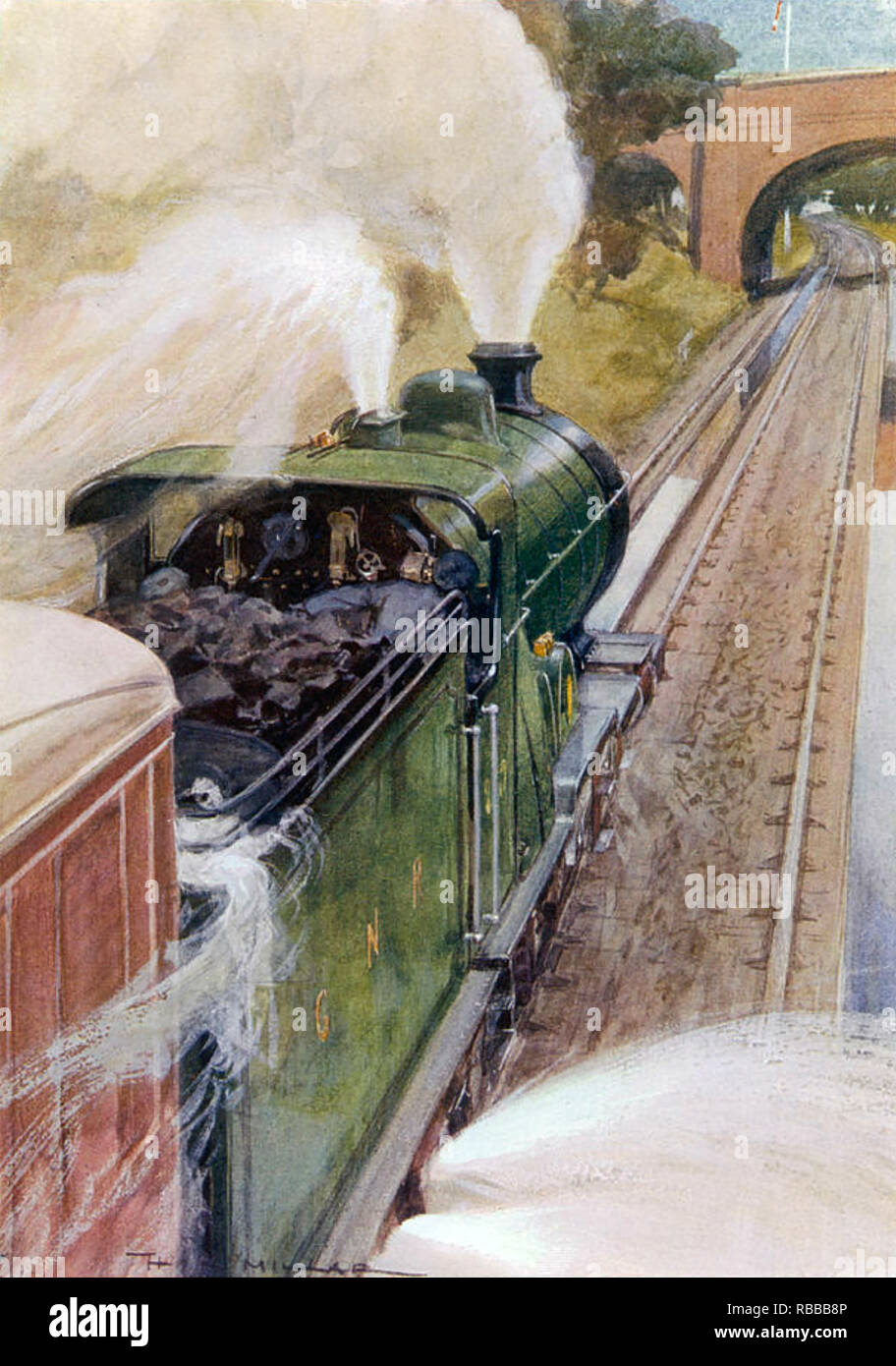 1930s steam locomotive hi-res stock photography and images - Alamy