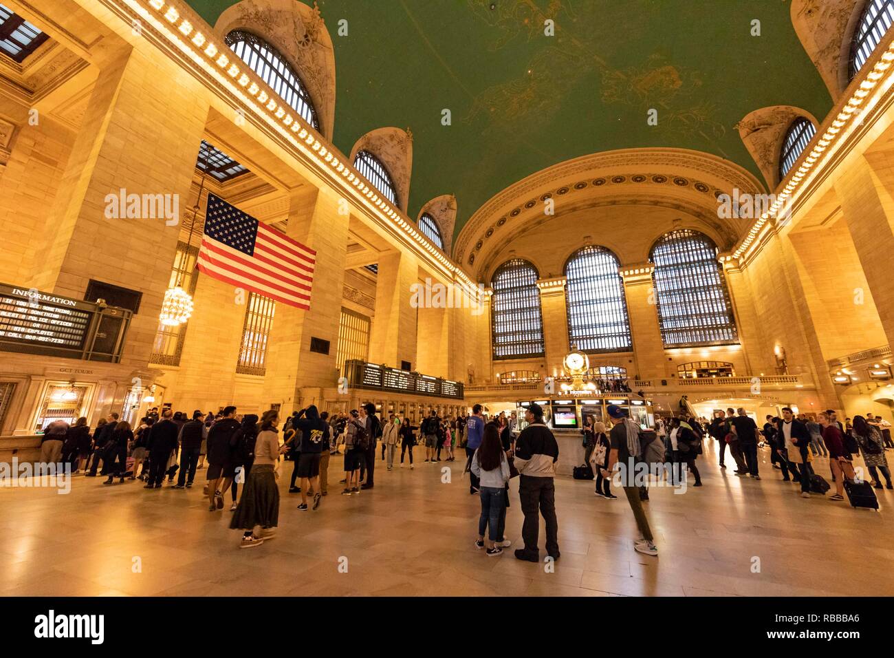 Grand Concourse, Grand Central Terminal. New York City, U.S.A Stock ...