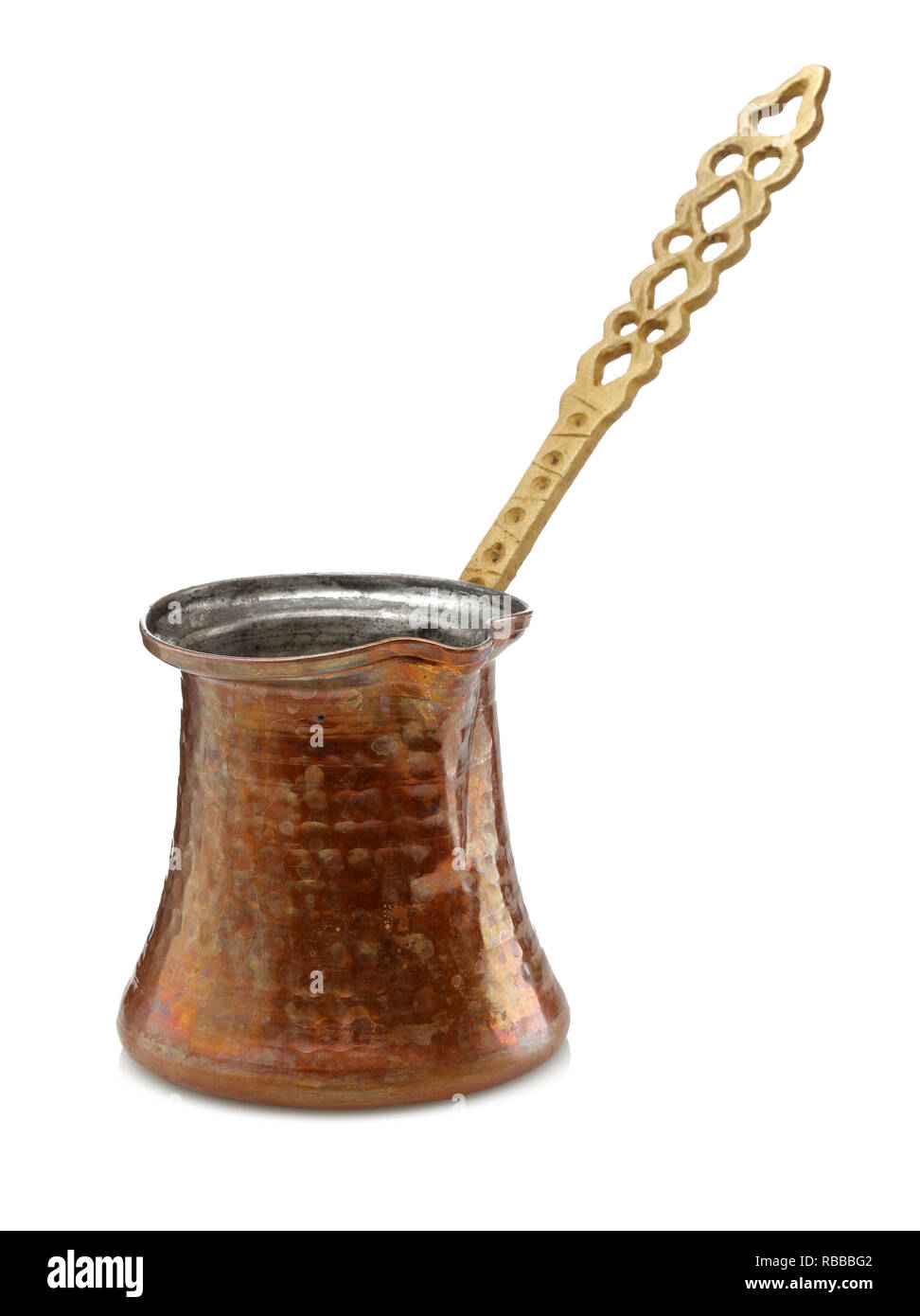 Coffee pot isolated on white background Stock Photo - Alamy