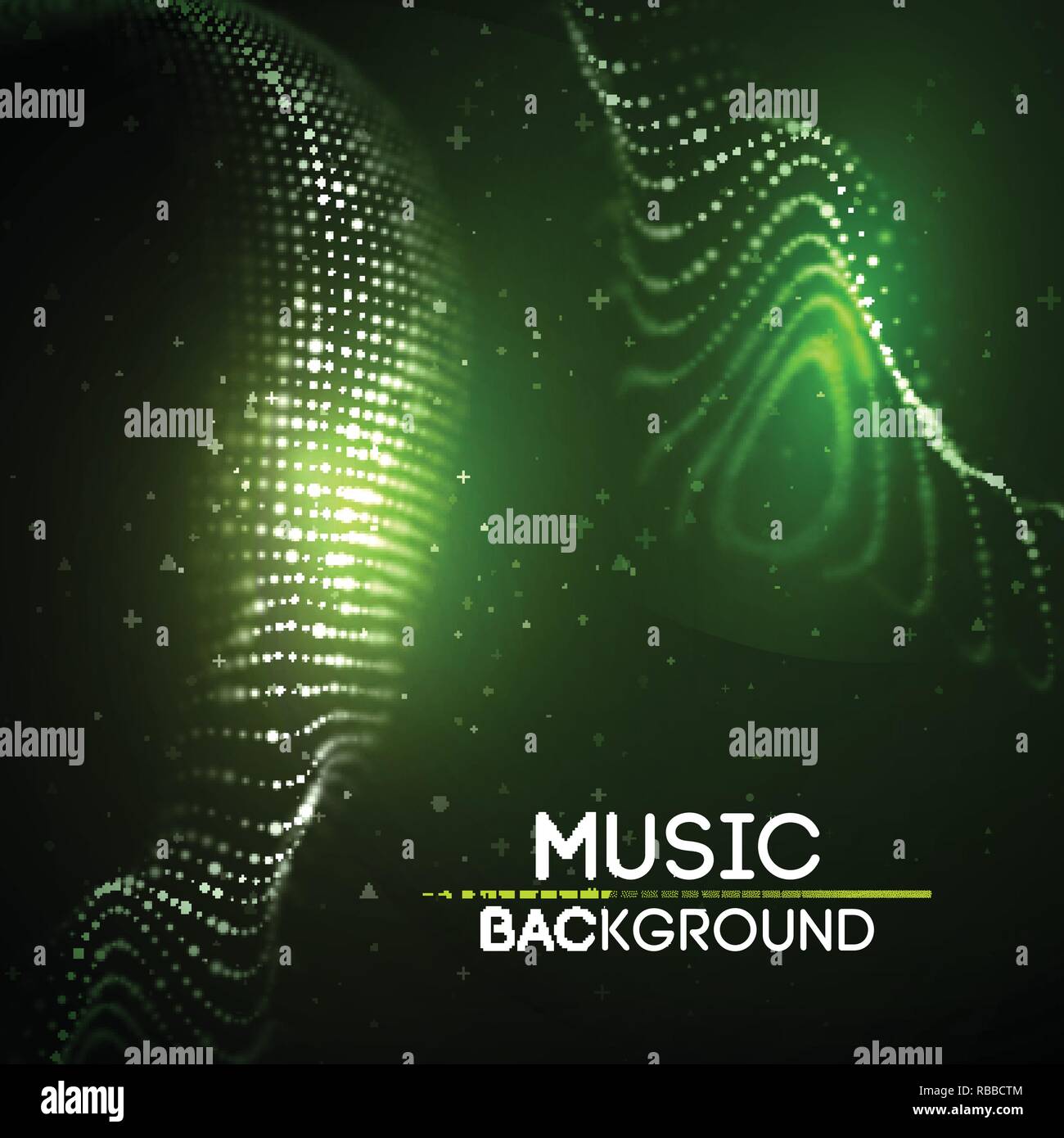 Green technology background. Futuristic vector illustration. Big data ...