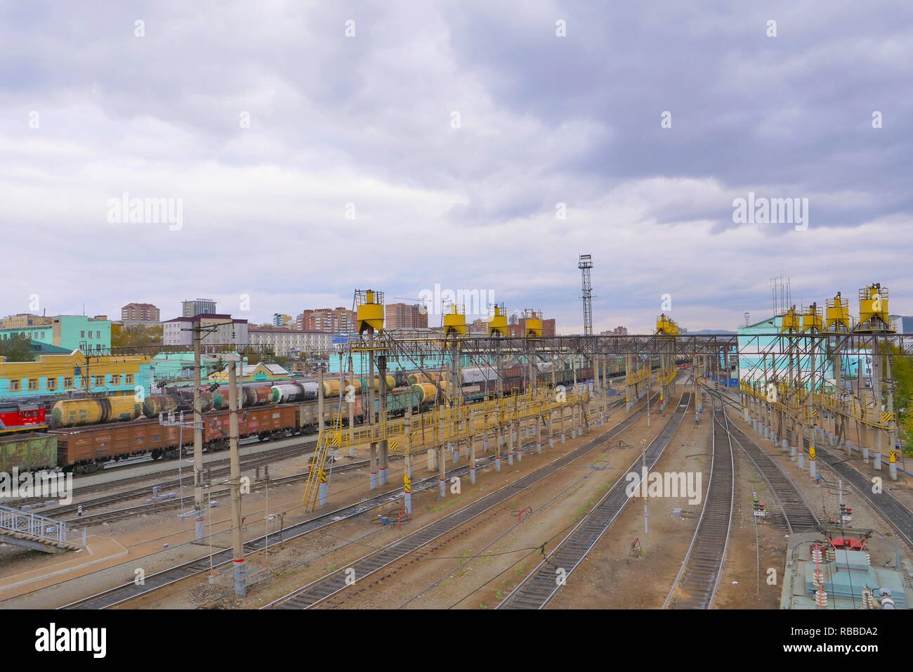 Trans siberian railroad landscape hi-res stock photography and images ...