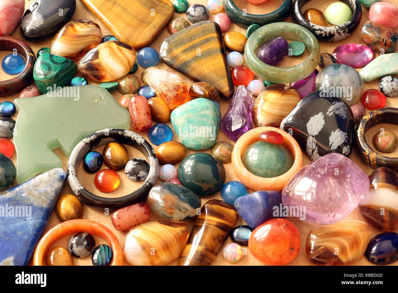 Polished Gemstones High Resolution Stock Photography and Images - Alamy