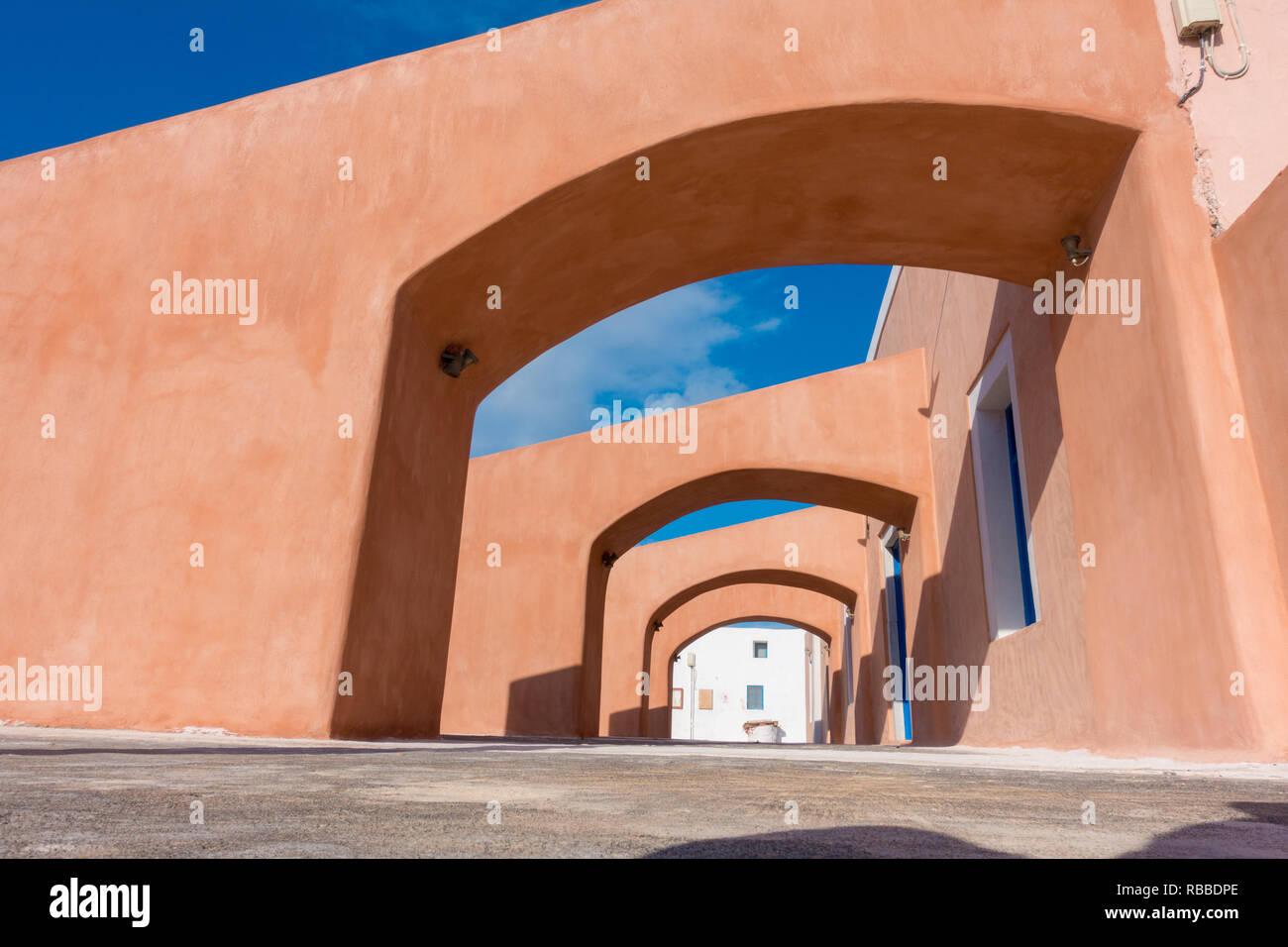 Gallery of arches Stock Photo - Alamy