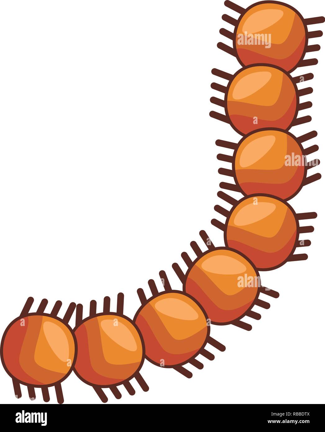 Microbes vector cartoon Cut Out Stock Images & Pictures - Alamy