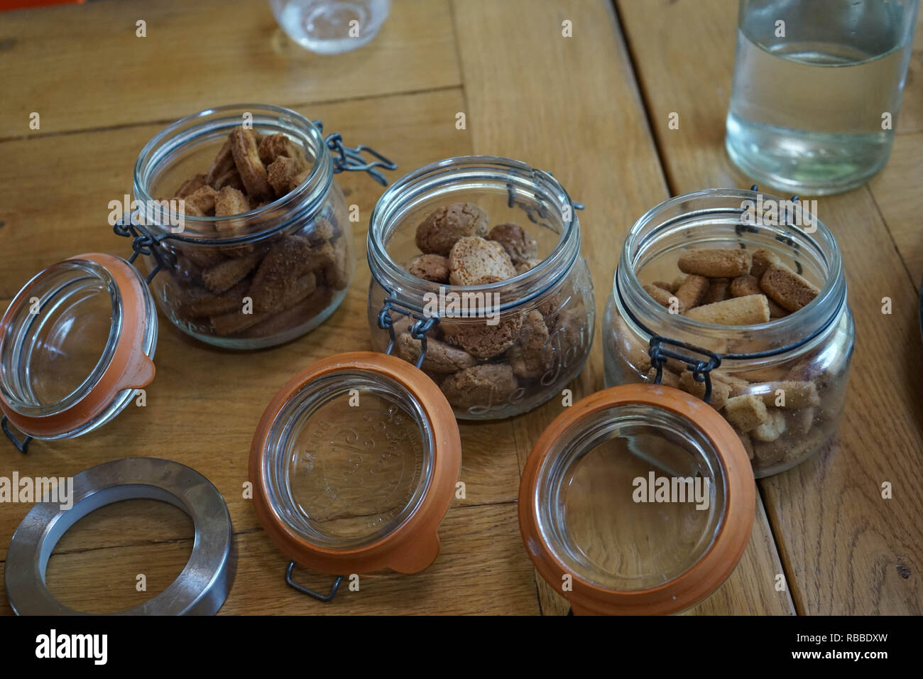 Cookies prepared using hazelnuts Stock Photo - Alamy