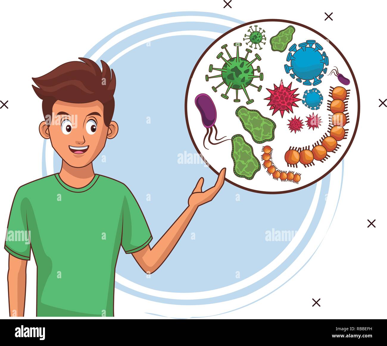 young man sick cartoon Stock Vector Image & Art - Alamy