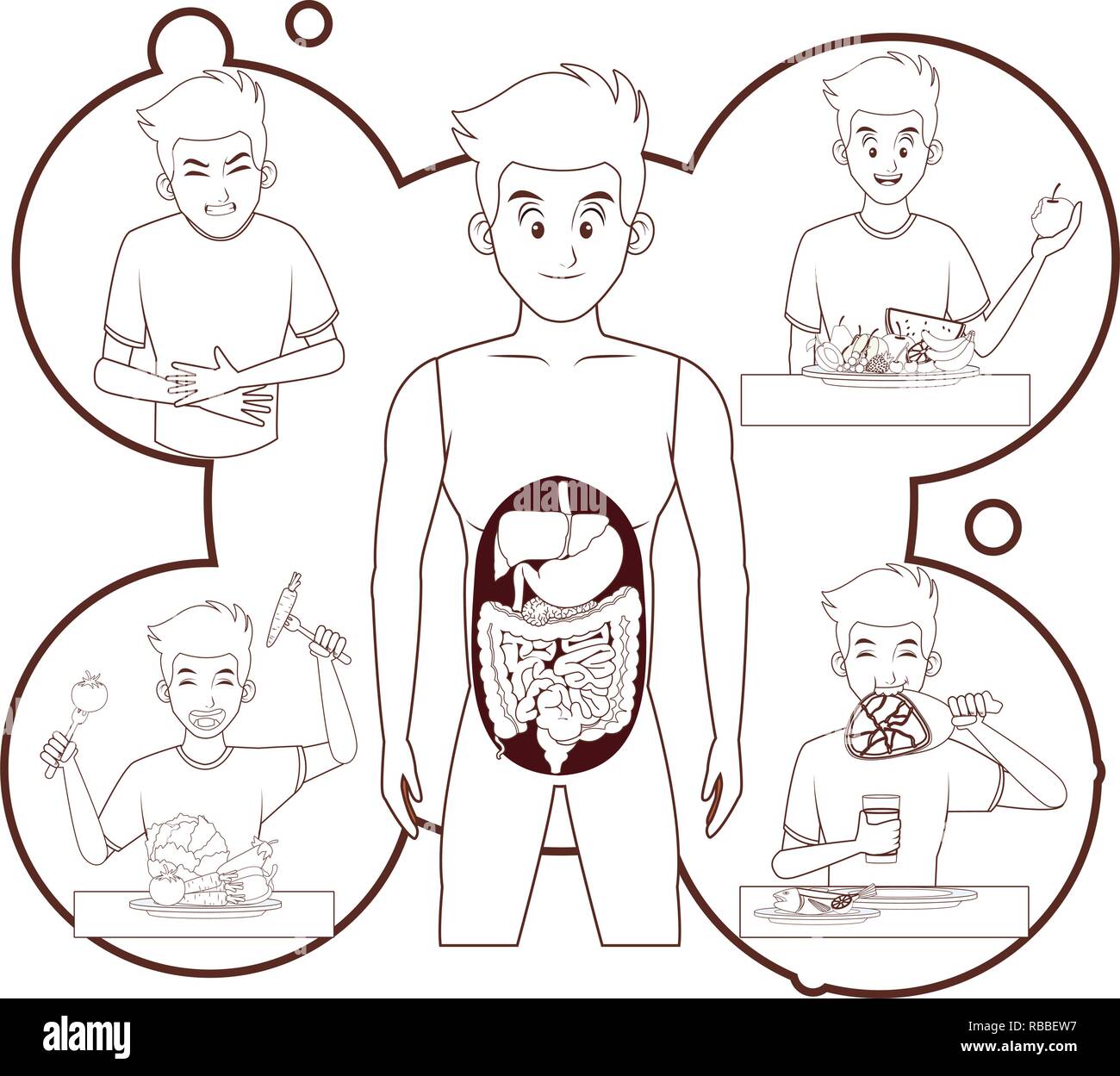 Human feeding system hi-res stock photography and images - Alamy