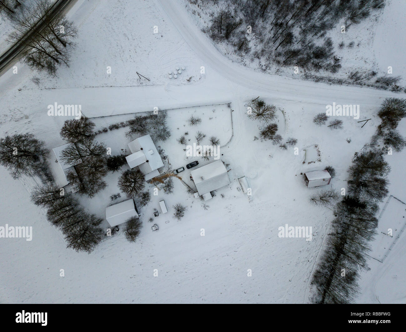 Sea and fields from plane hi-res stock photography and images - Alamy
