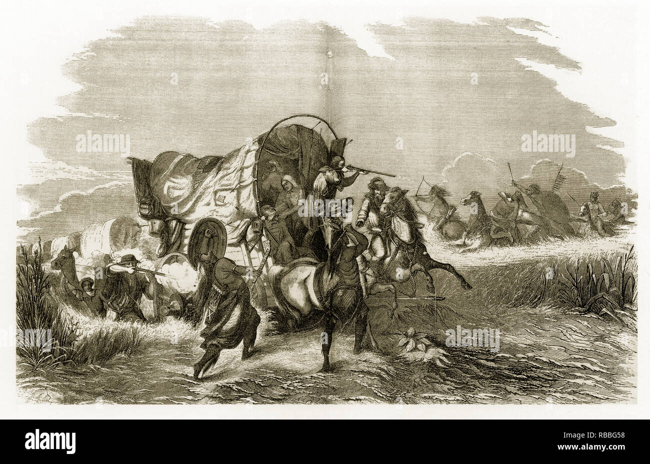 Native American Warrior Fighting High Resolution Stock Photography and ...