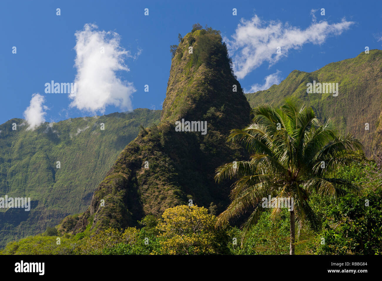Iao Needle, Iao Valley State Park, Maui, Hawaii Stock Photo - Alamy