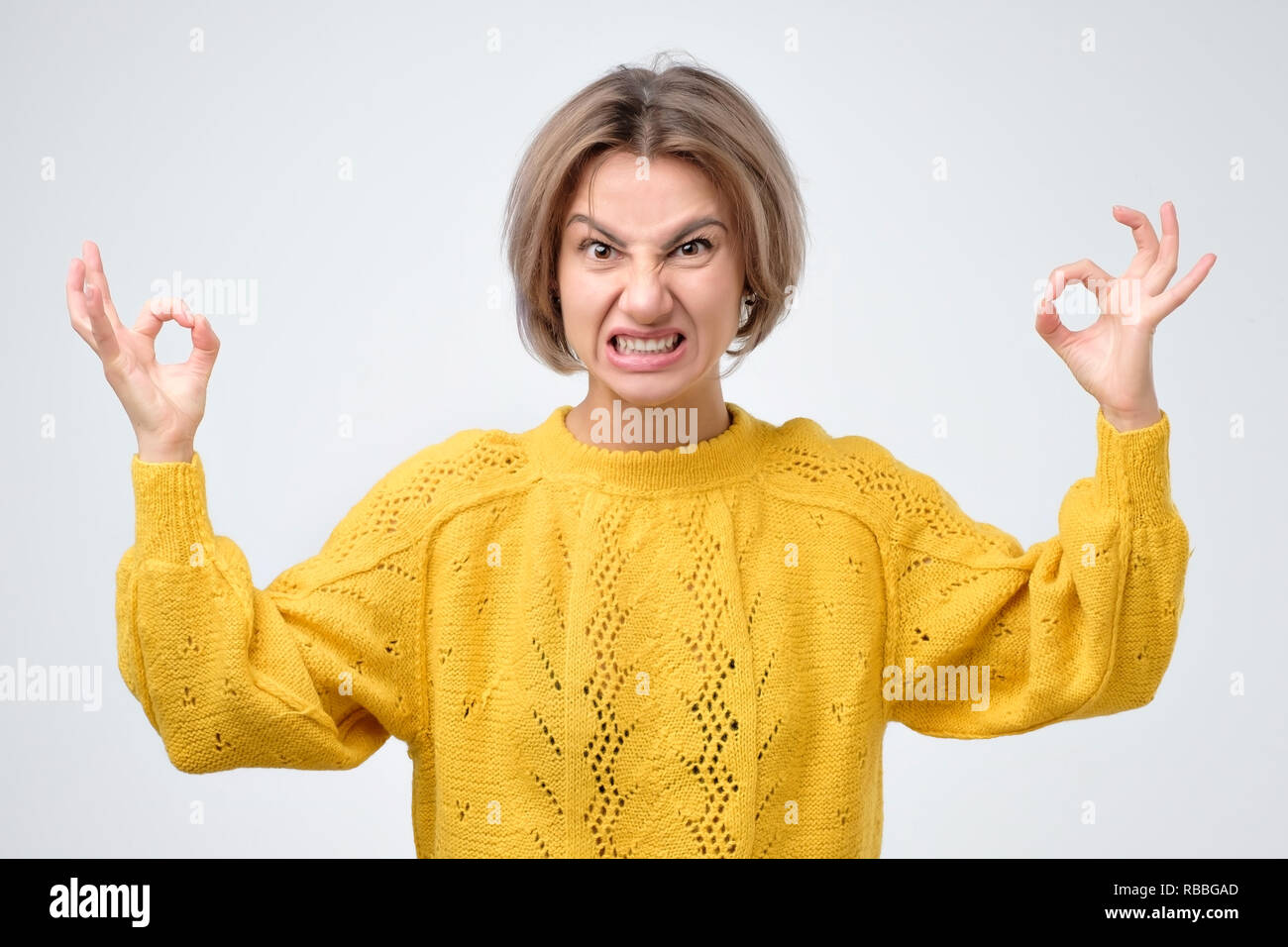 Annoyed lack hi-res stock photography and images - Alamy