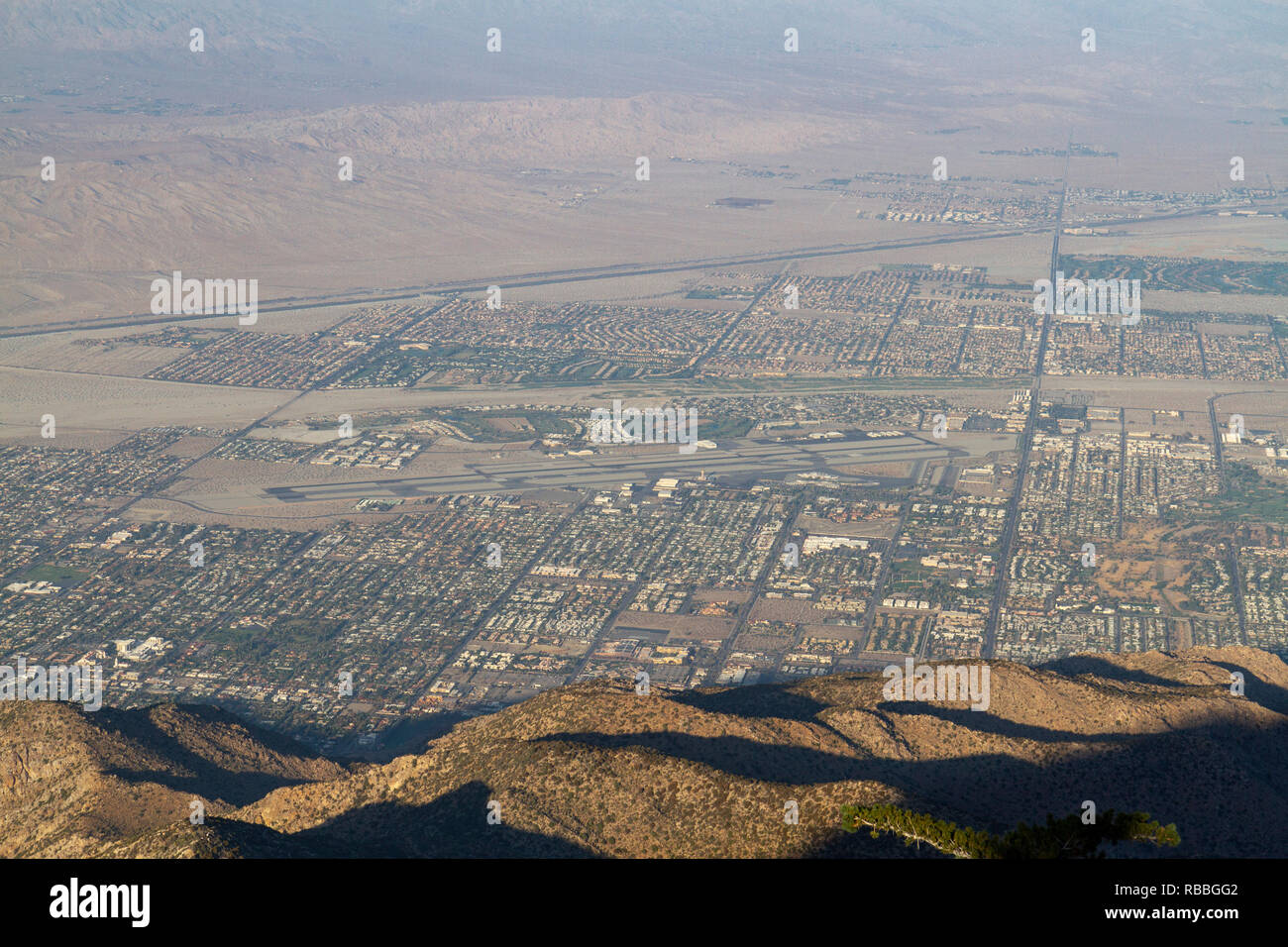Stunning view of Palm Springs from the Palm Springs Aerial Tramway ...