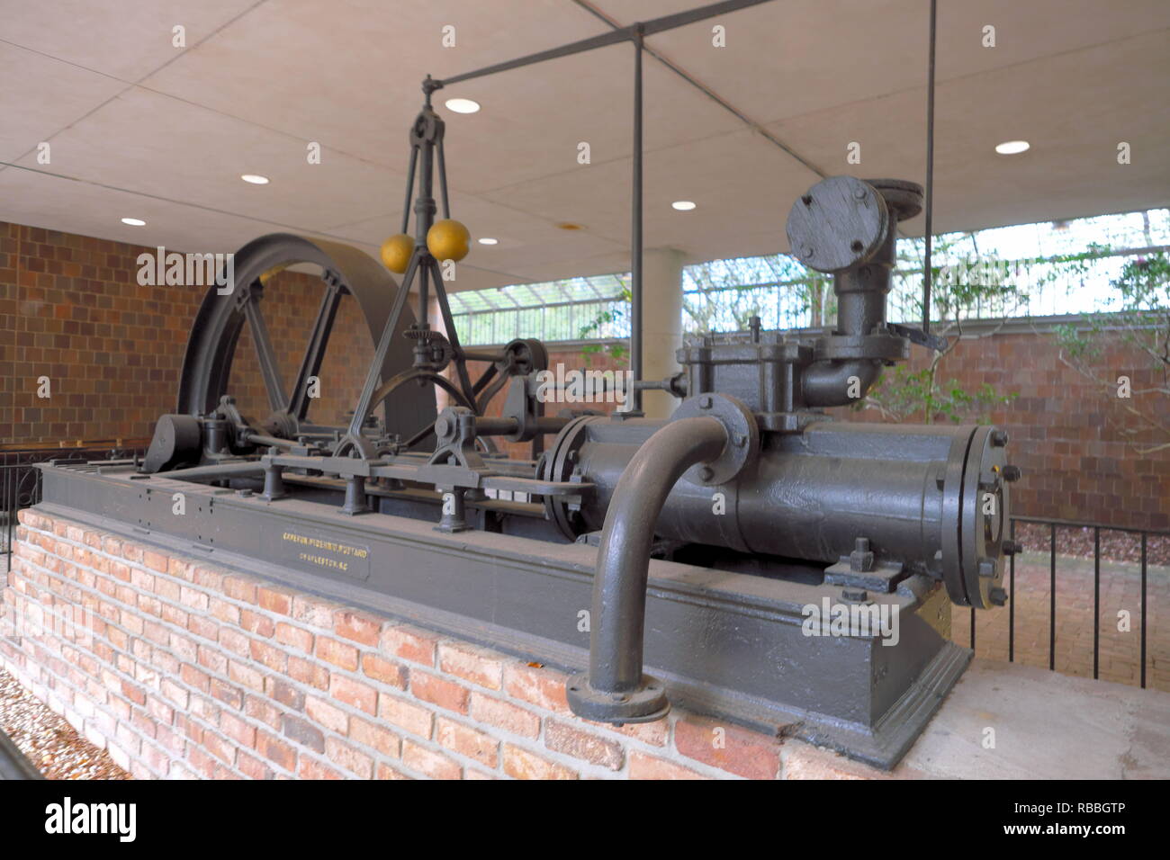 Early Steam Engine in Charleston, SC for Use in Bringing Charleston, SC ...