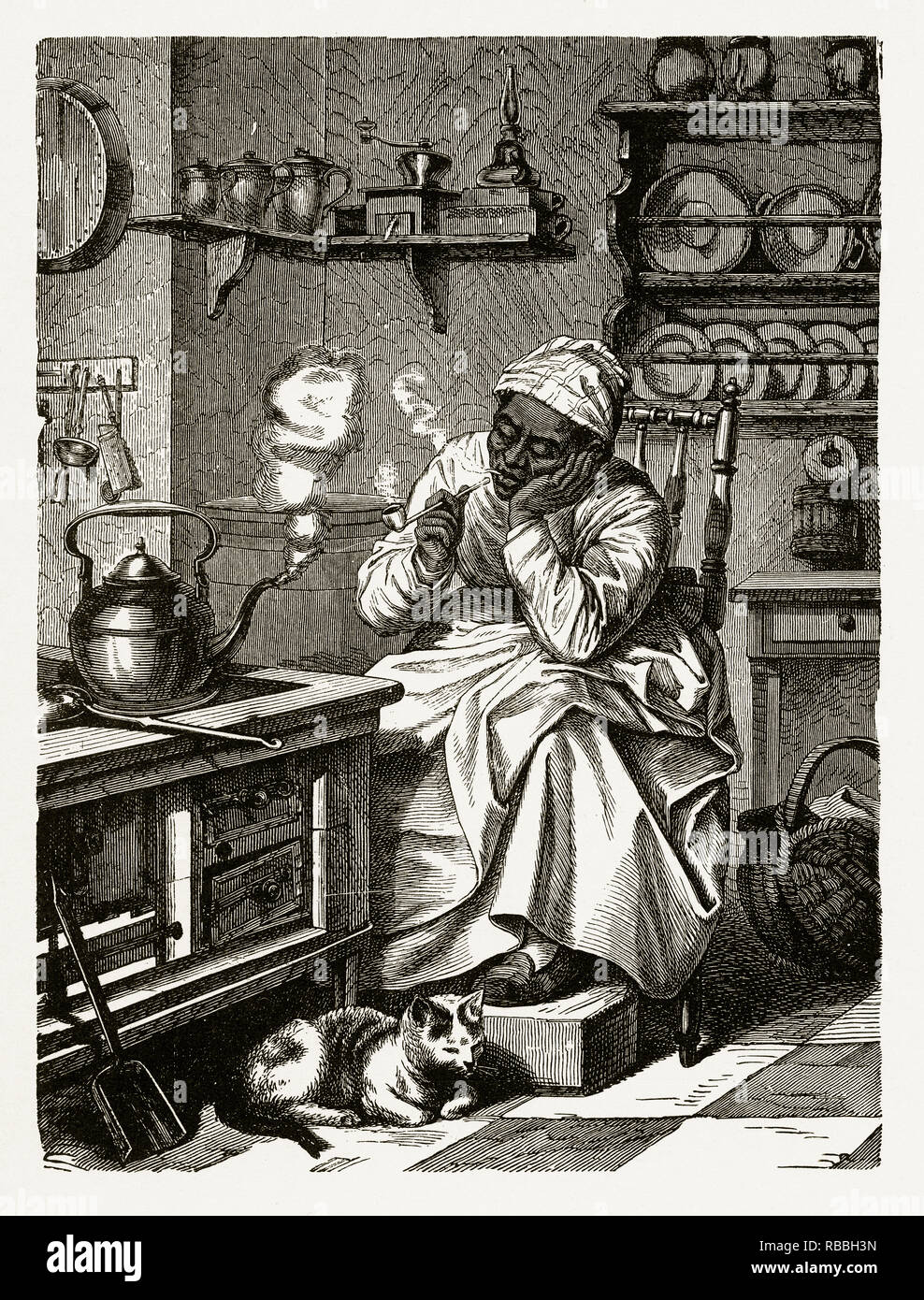 1850s American Kitchen High Resolution Stock Photography and Images - Alamy