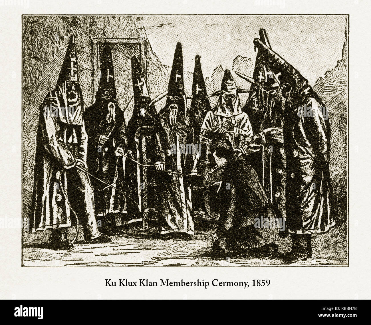 Antique Early American Engraving Depicting Social Issues, Circa 1850's ...