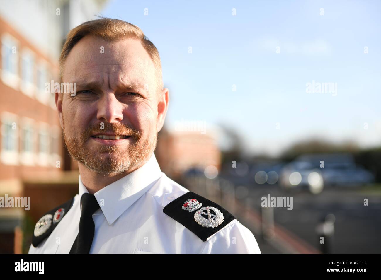 Pictured is South Wales Police Chief Constable, Matt Jukes Stock Photo ...