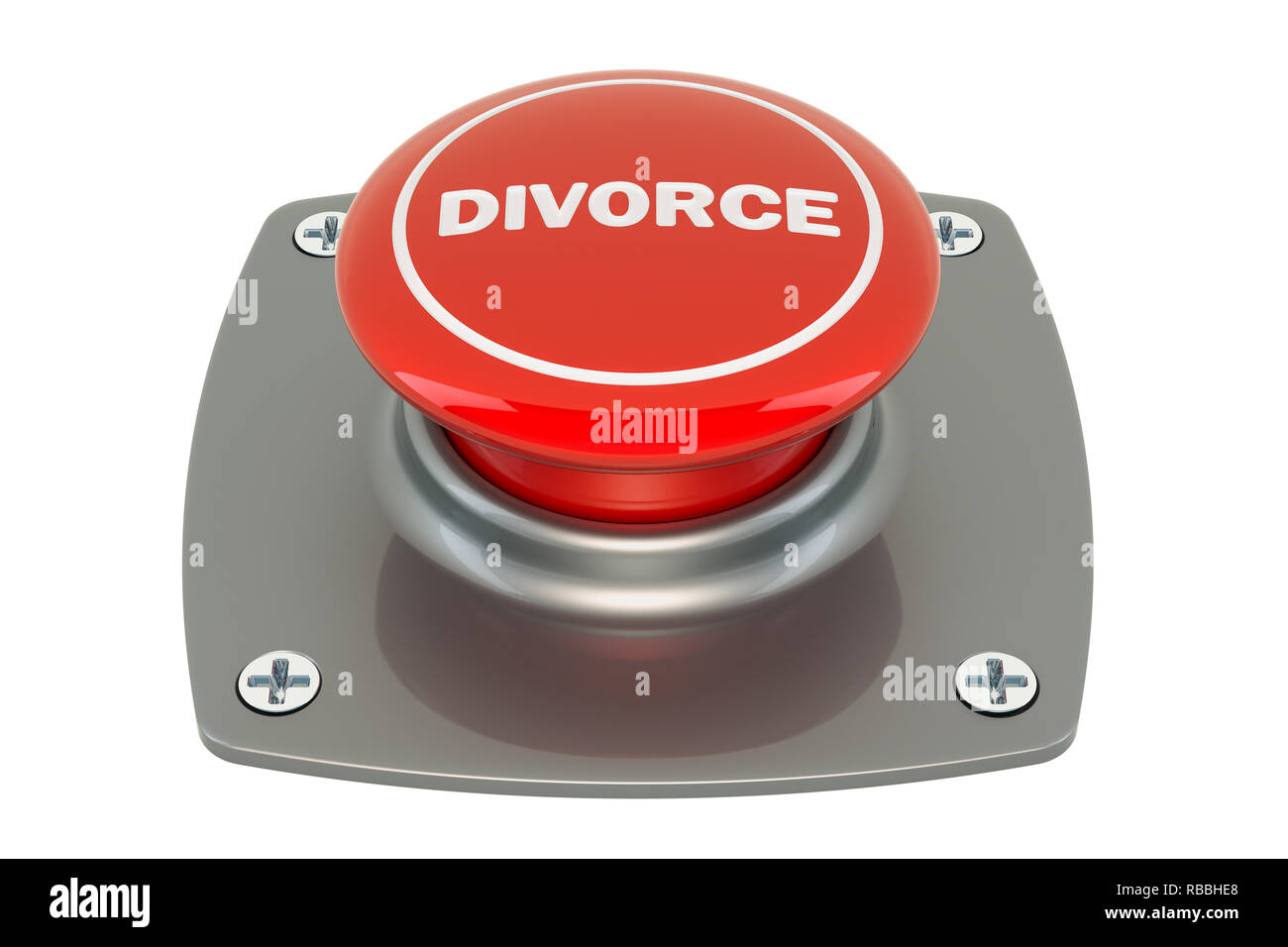 Divorce button hi-res stock photography and images - Alamy