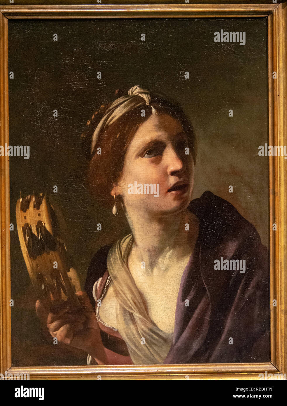 'La Zingara or the gypsy girl' by Bartolomeo Manfredi Stock Photo - Alamy