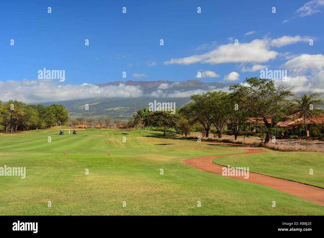 Picturesque view golf course hi-res stock photography and images - Alamy