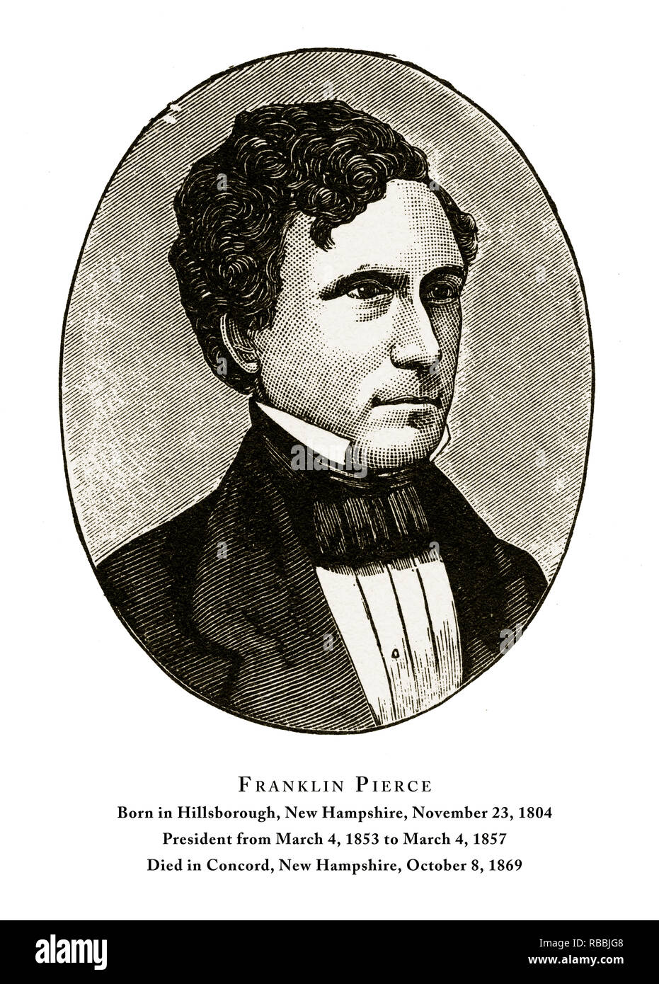 Franklin pierce us president hi-res stock photography and images - Alamy