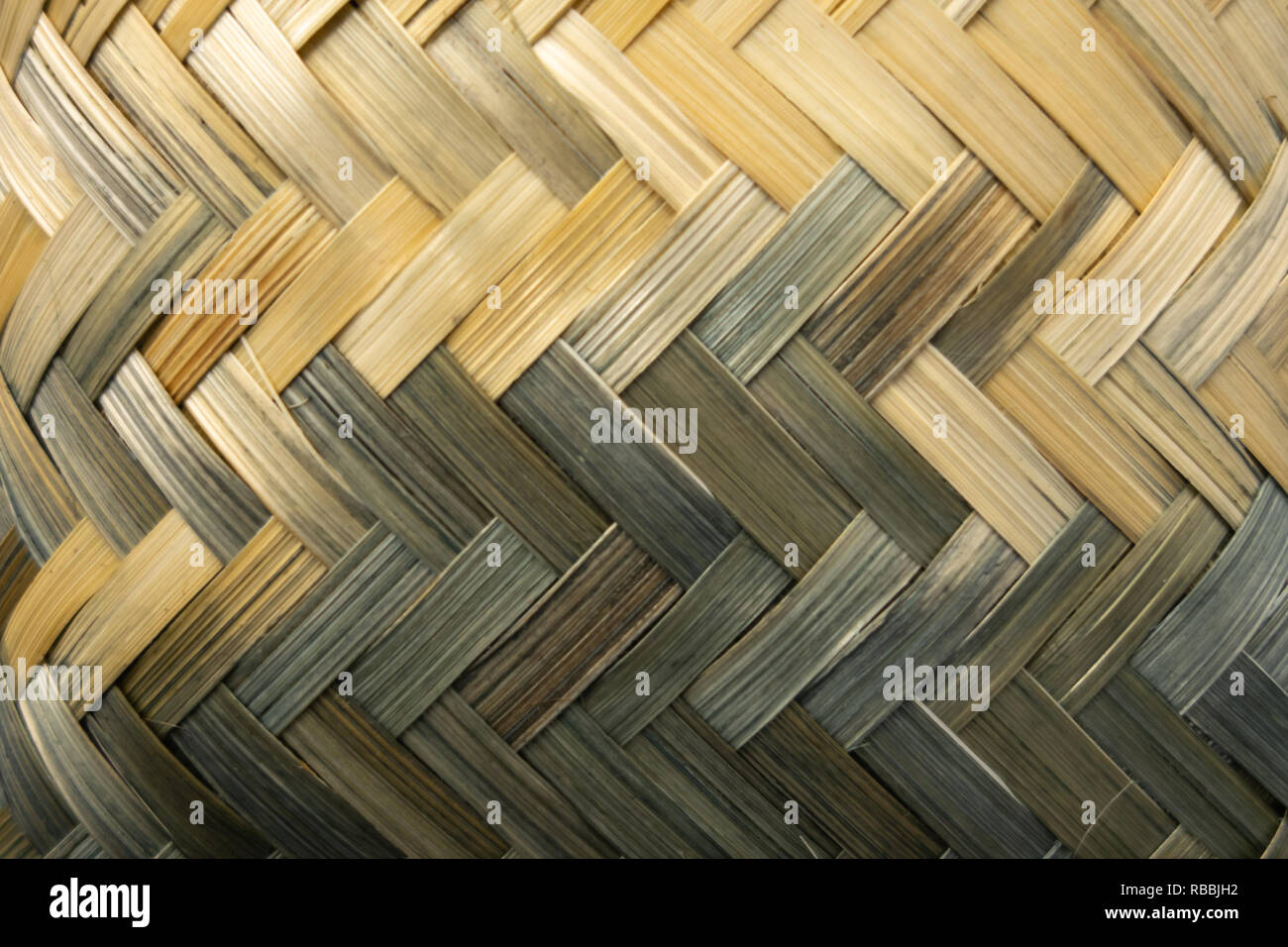 Woven structure of natural elements of different colors. Creative ...