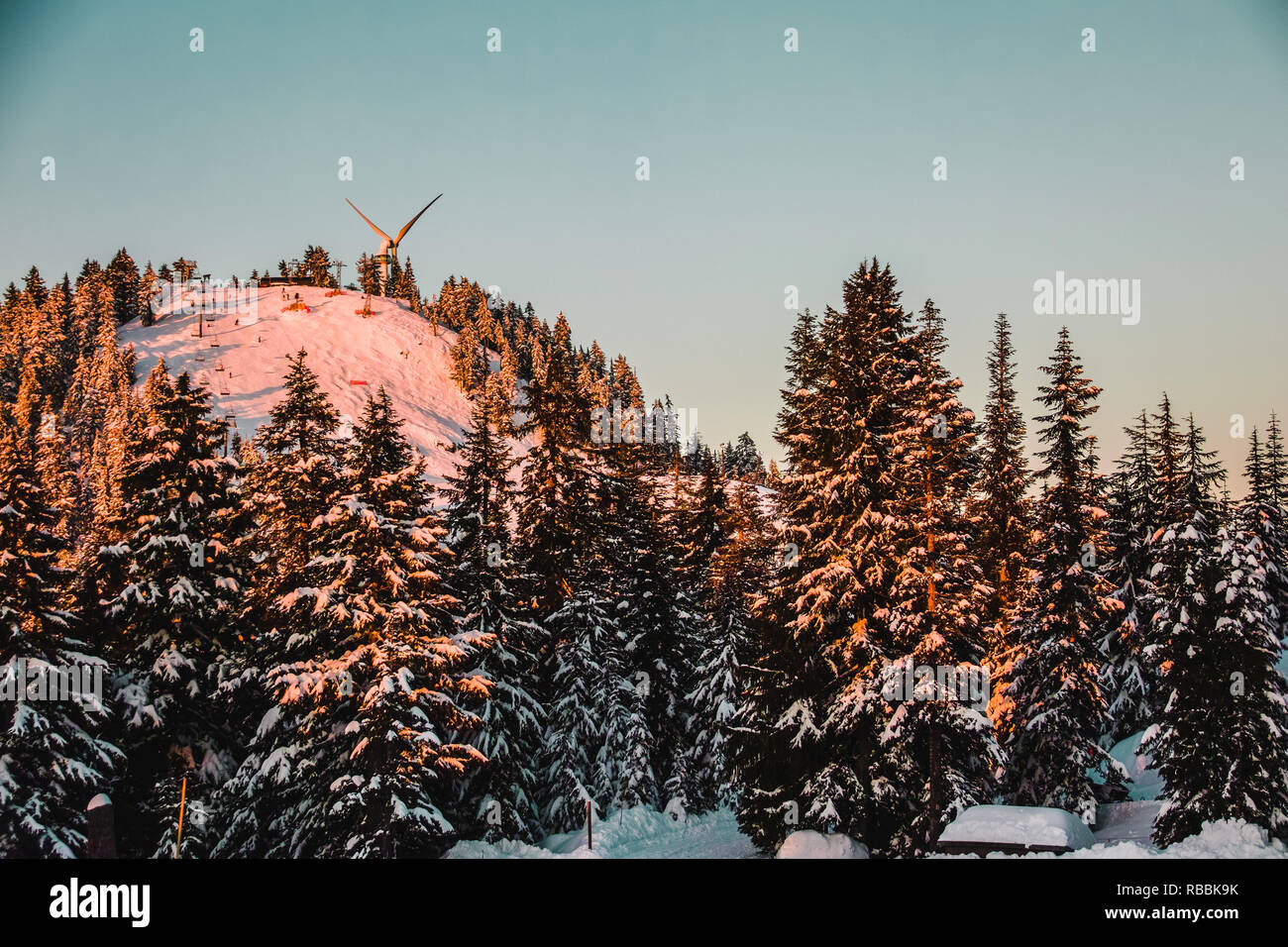 Photo of Grouse Mountain in North Vancouver, BC, Canada Stock Photo - Alamy