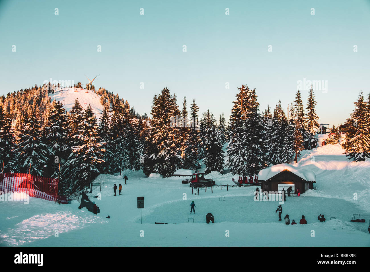 Photo of Grouse Mountain in North Vancouver, BC, Canada Stock Photo - Alamy