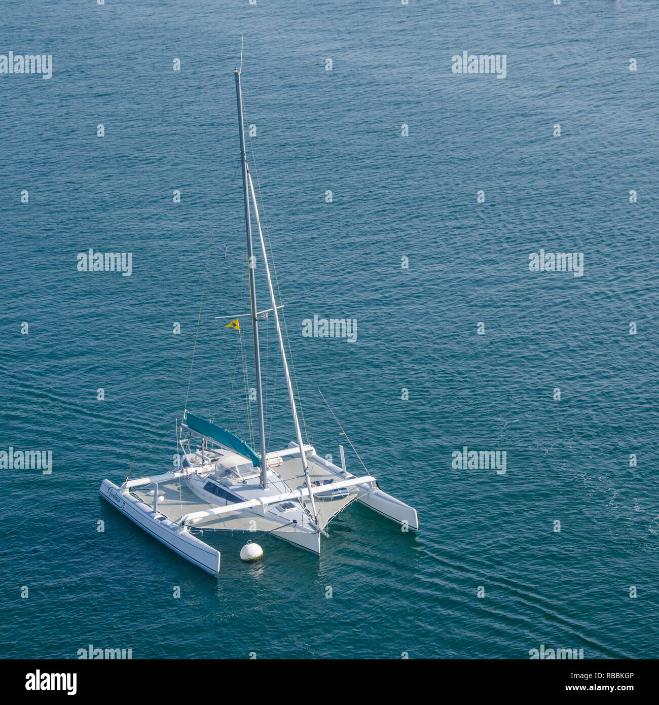 View catamaran sail boats hi-res stock photography and images - Alamy
