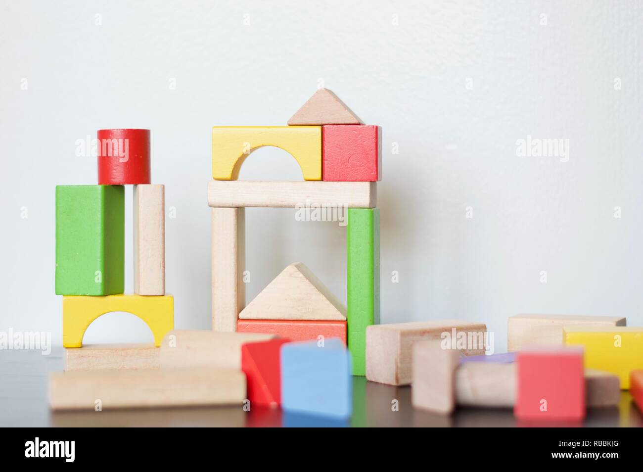 Block shapes toy hi-res stock photography and images - Alamy