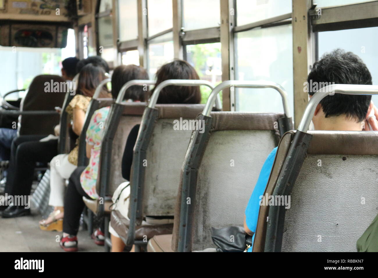 people on the bus Stock Photo - Alamy