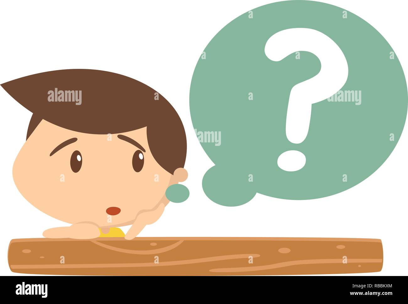 Wondering boy Stock Vector Images - Alamy