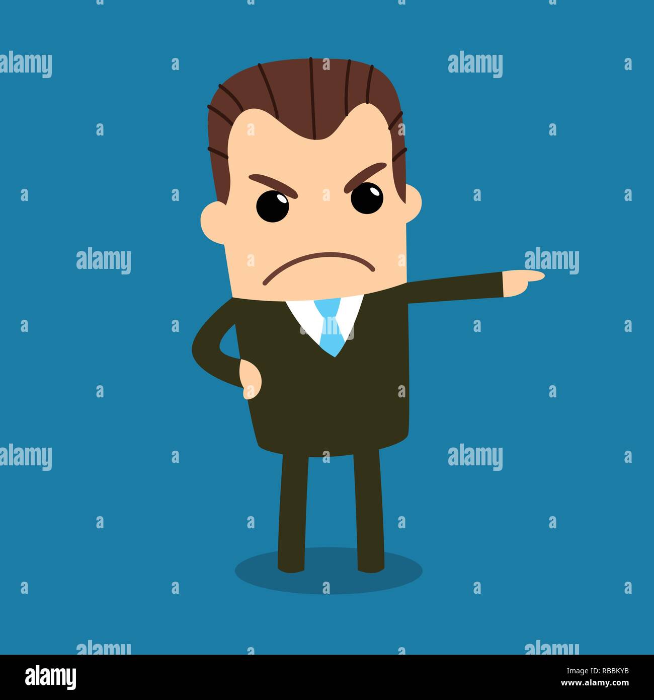 Bossy Person Cartoon