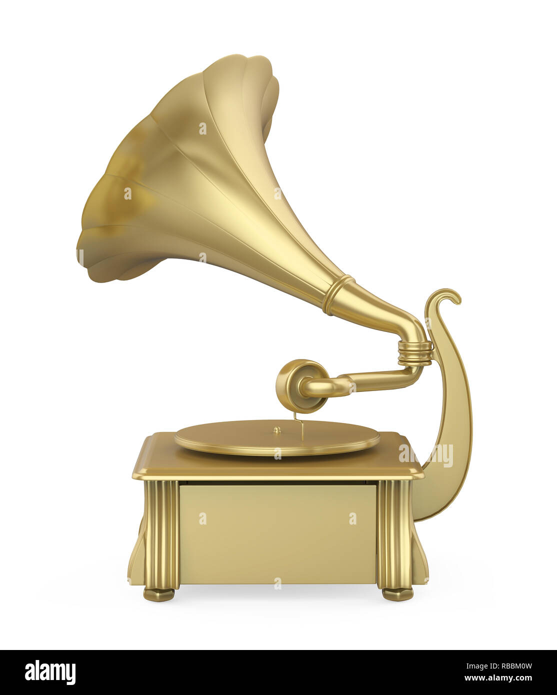 Golden gramophone Cut Out Stock Images & Pictures - Alamy