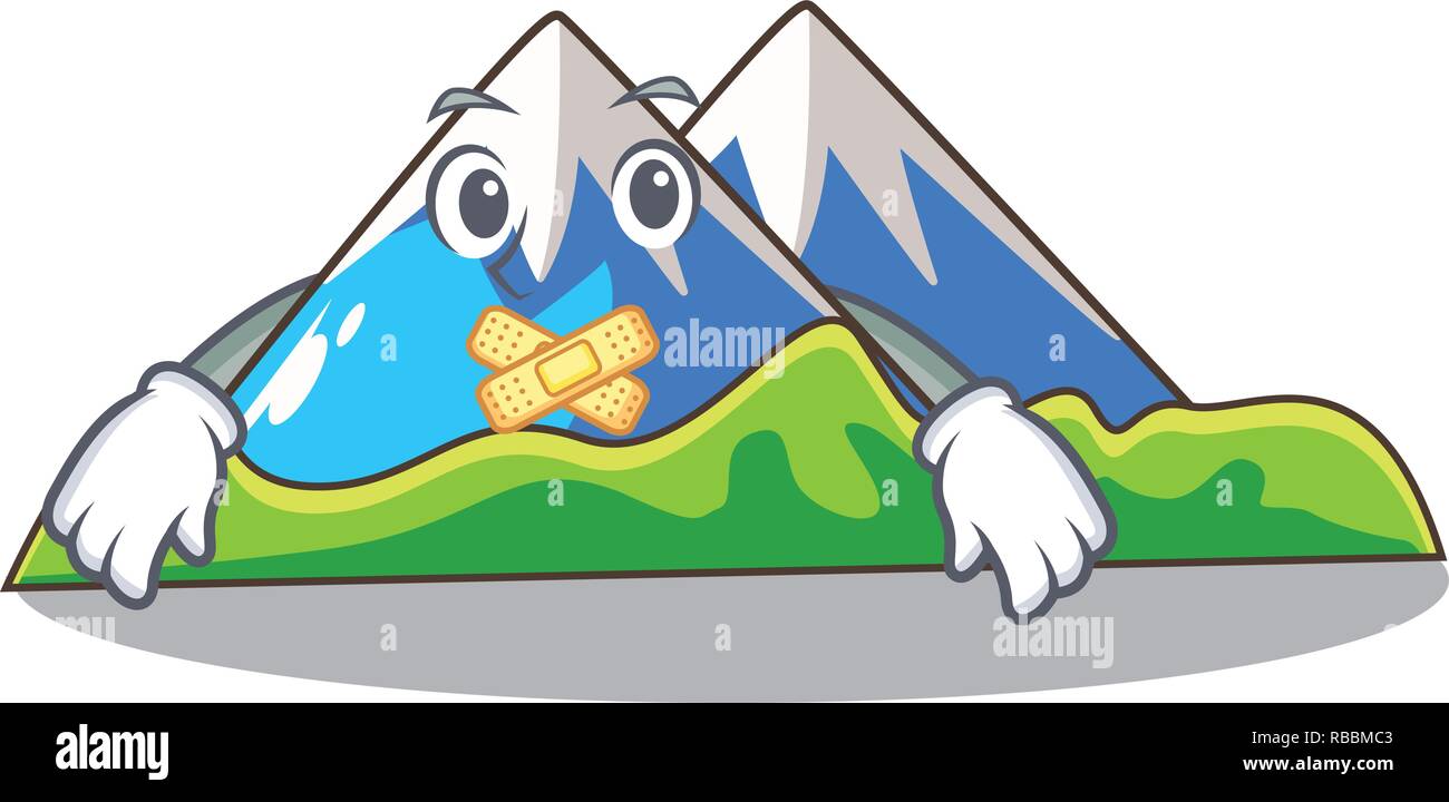 Silent mountain cartoon images are very beautiful Stock Vector Image ...