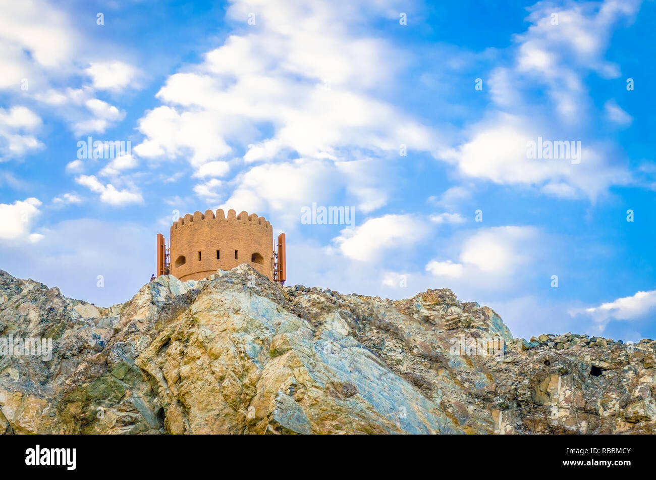 Ancient old stone watchtower on hi-res stock photography and images - Alamy
