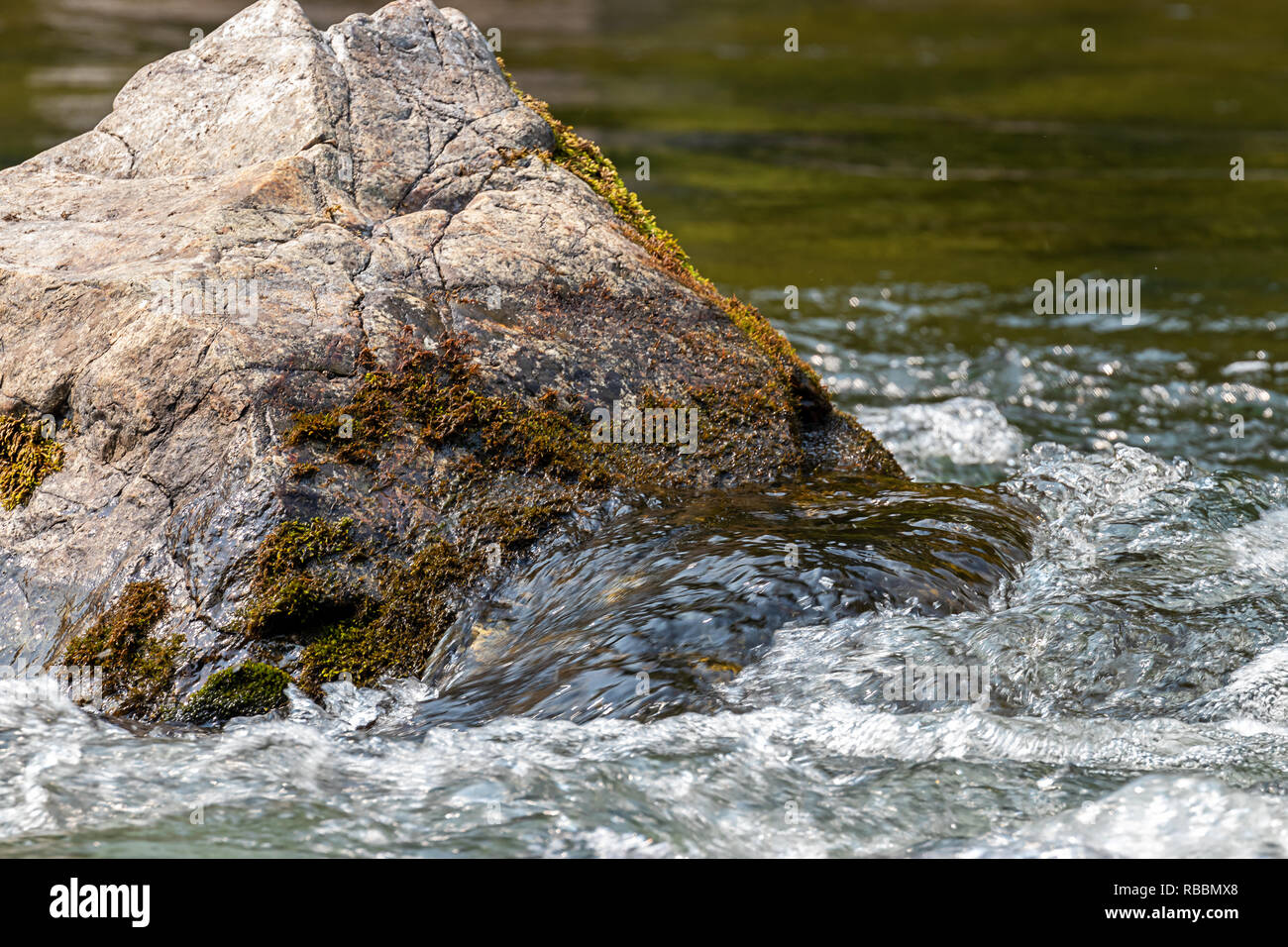 Large smooth boulders in river hi-res stock photography and images - Alamy