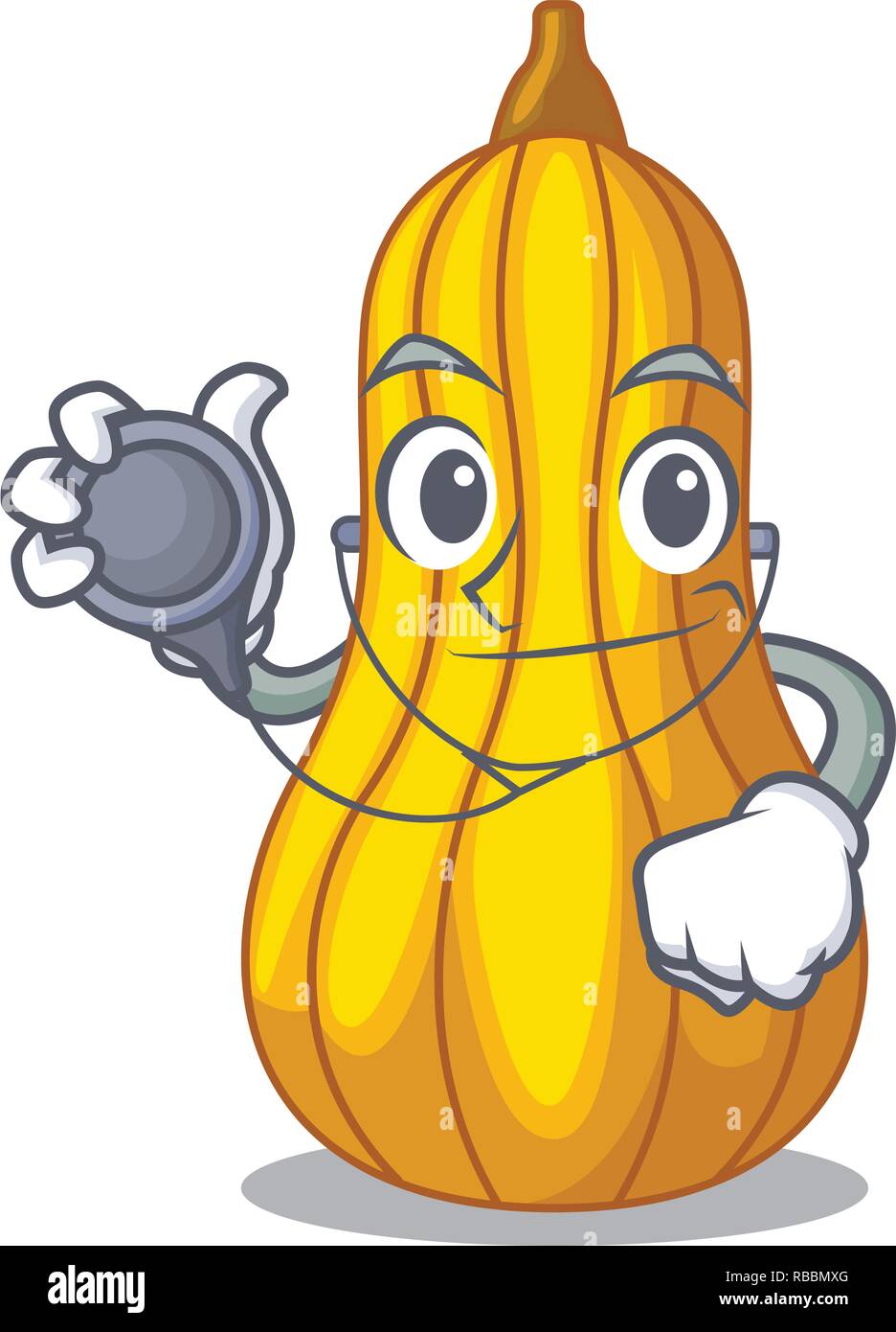 Doctor squash slices in a cartoon bowl Stock Vector Image & Art - Alamy